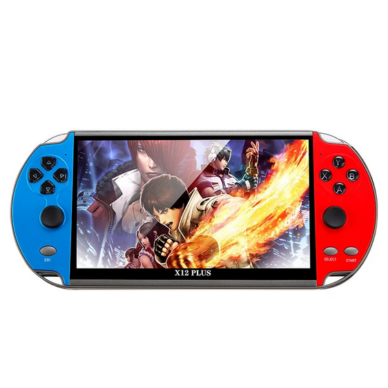 Consola modelo X12 Plus Ecrã Grande 7.1" incluí 300 Jogos bateria ...